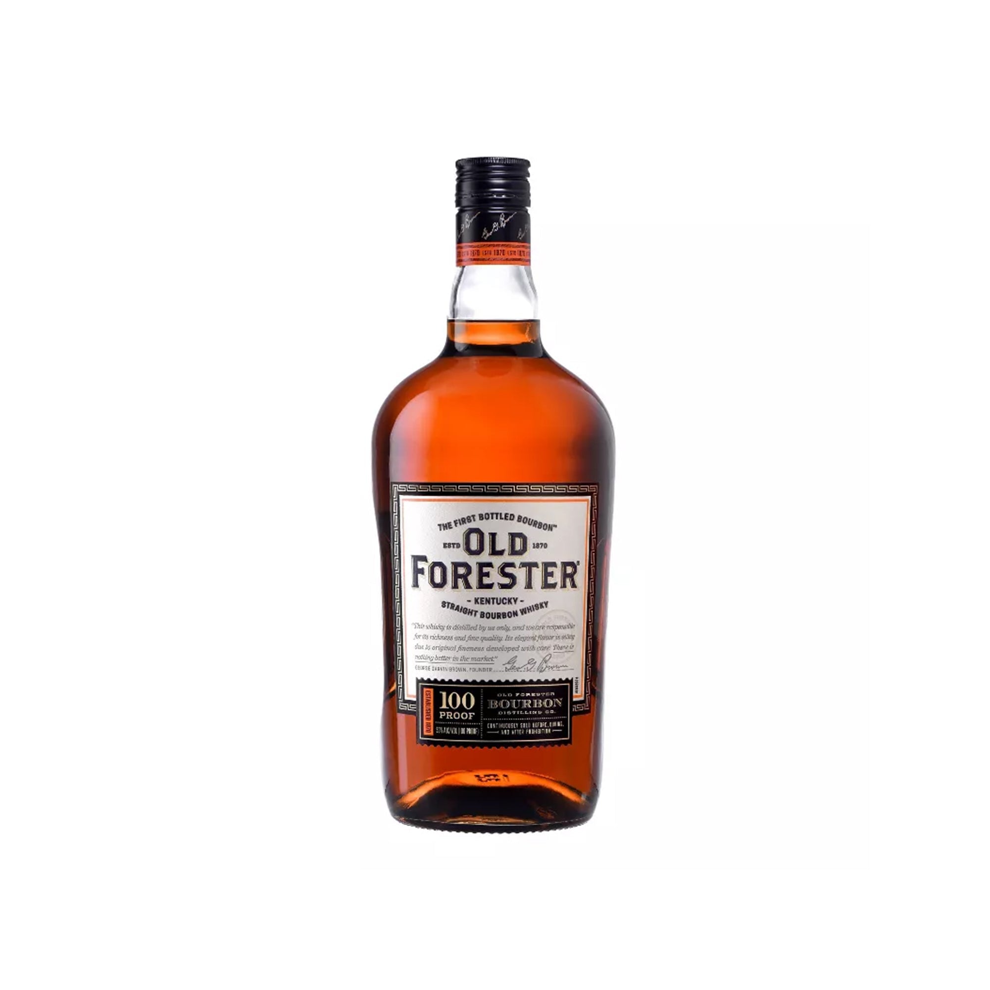 Old Forester 100 Proof Bourbon - 750ML – Holiday House Liquor