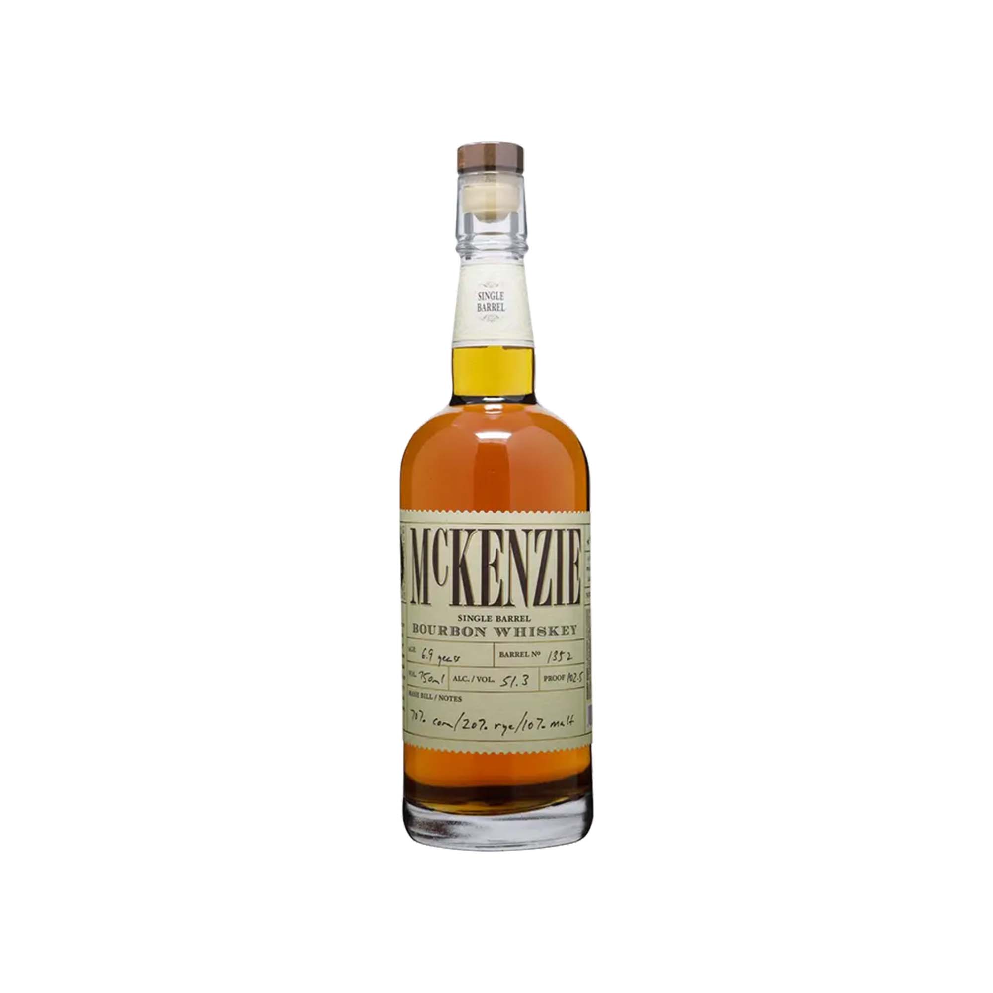 Mckenzie Single Barrel Bourbon - 750ML – Holiday House Liquor